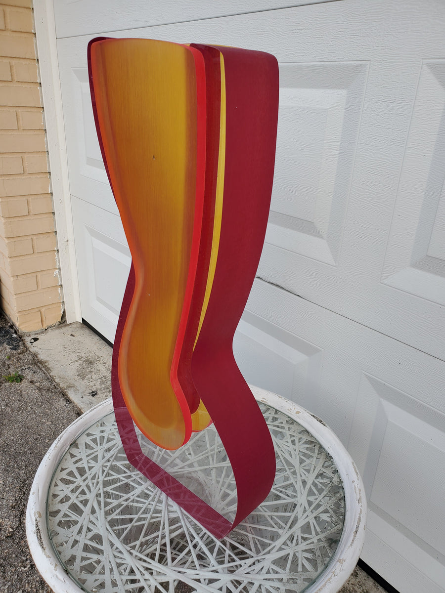 CEC LePAGE ~1999~ 🩷💛💜 LUCITE VASE/ SCULPTURE/ ART ~ MISC – BOBS BEACH ...